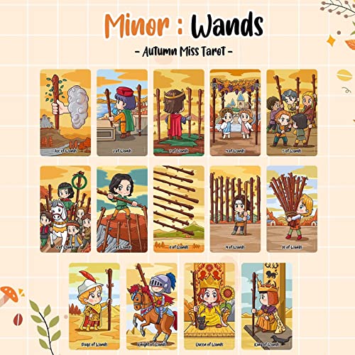 Snapklik.com : Mrdiyshisha Autumn Miss Tarot Deck - Fall Tarot In The ...