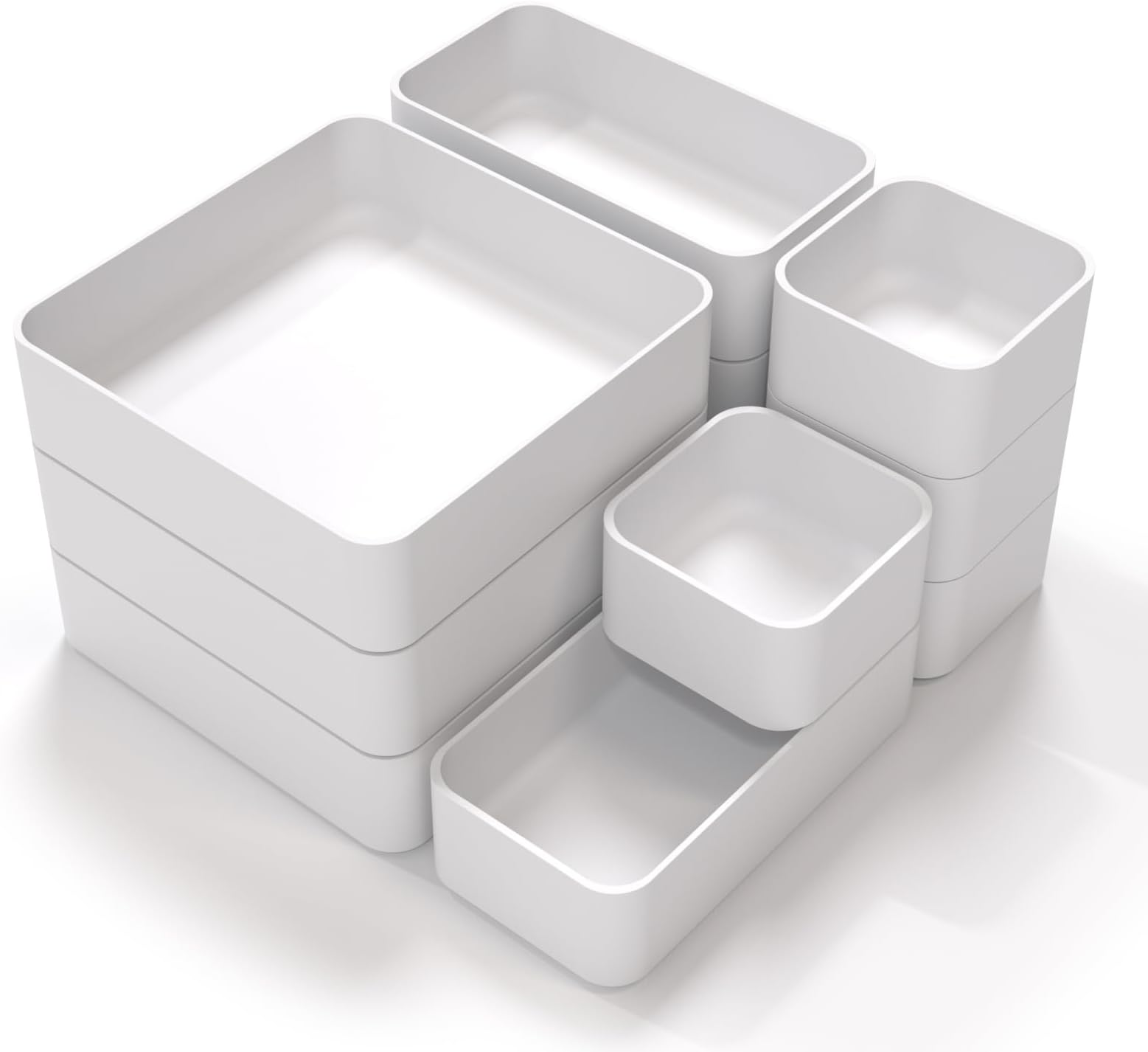 Amazon.com: STORi SimpleSort 10-Piece Stackable Clear Drawer Organizer ...