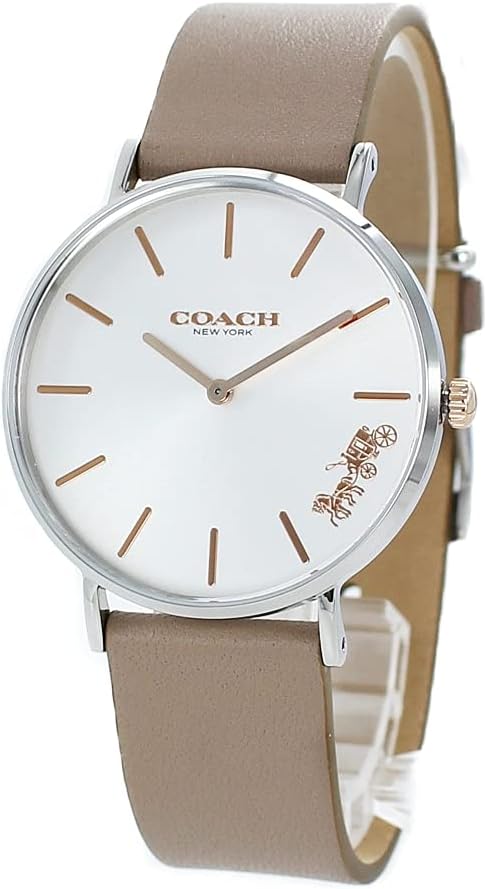 Amazon.co.jp: [コーチ]COACH 腕時計 ペリー 36mm 革ベルト ブラック×ブラウン 14503120 レディース [並行 ...