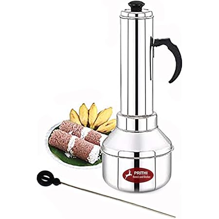 nakshathra Stainless Steel Puttu Maker- White : Amazon.in: Home & Kitchen