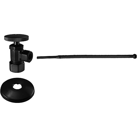 Westbrass D105K15-62 5/8" x 3/8" OD x 15" Corrugated Riser Line Kit ...