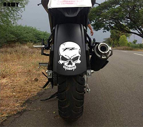 Buy ARWY® Yamaha Bike Skull Fz Logo Sticker for Mulgaurd Mask Tank ...