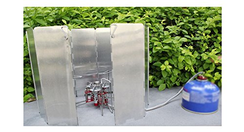 AT6343 Aluminum Alloy Wind Deflector Board for Barbecue Stove (8 Pieces ...