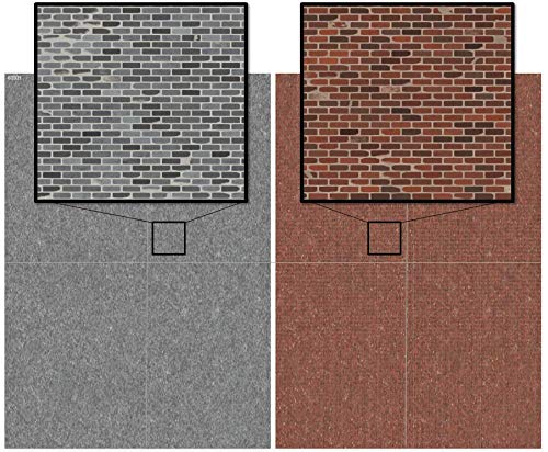 Patterned Modelling Card - Brick, Roof & Floors for Model Railways ...