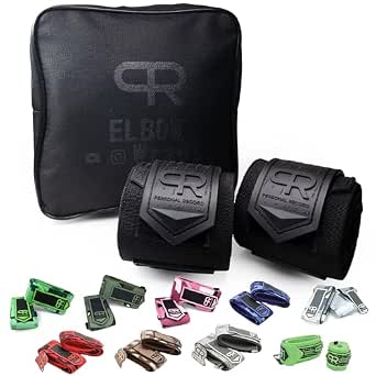 PR Personal Record Elbow Wraps for Weightlifting - Heavy Duty ...