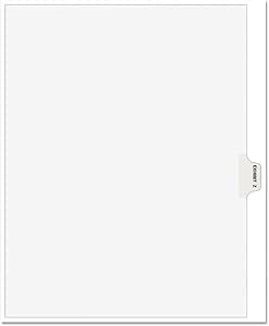 Amazon.com: Avery 01396 Avery-Style Preprinted Legal Side Tab Divider ...