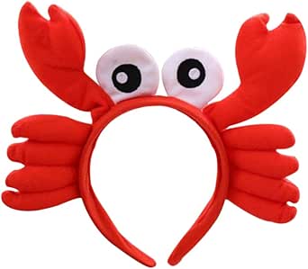 Amazon.com: NUOBESTY Crab Headband Crab Costume Accessories Lobster ...