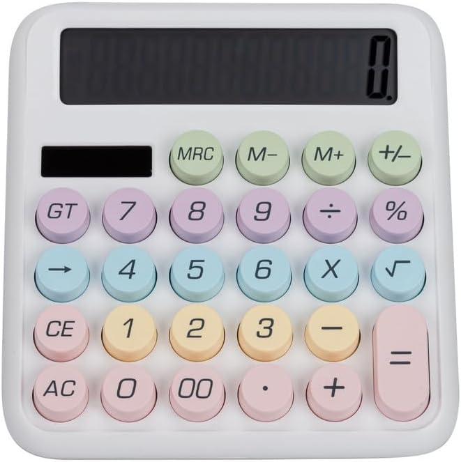 deli W39258 12 Digit Big Size Calculator with 120 Steps Check and Auto ...