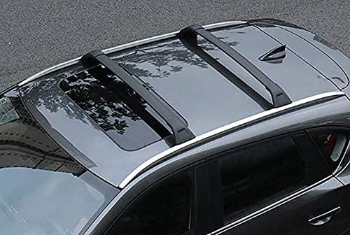 Sansour Car Top Roof Rails Rack Bar Baggage Luggage Carrier Bars For