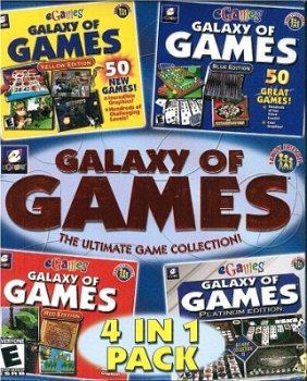 Amazon.com: Galaxy of Games 4 in 1 Pack (Blue, Yellow, Red and Platinum ...