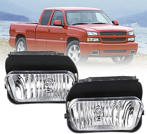 Amazon.com: CNRAQR 1 Pair-Clear Lens Fog Lights Lamps Replacement for ...