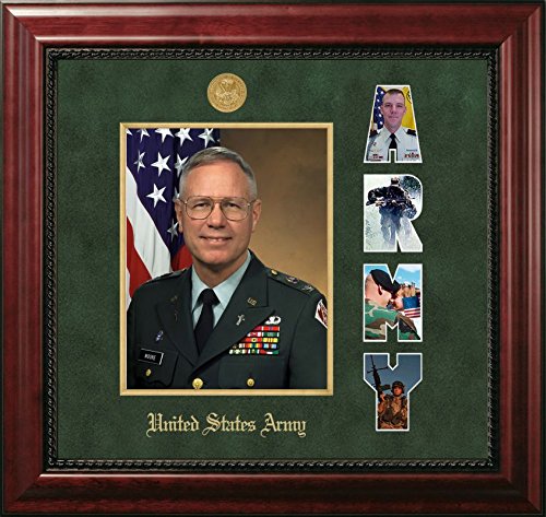 Buy Campus Images "Army Portrait Executive" Frame with Gold Medallion ...