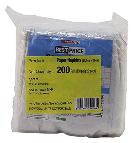 Spar Paper Napkins - 200 Pulls Pack : Amazon.in: Health & Personal Care