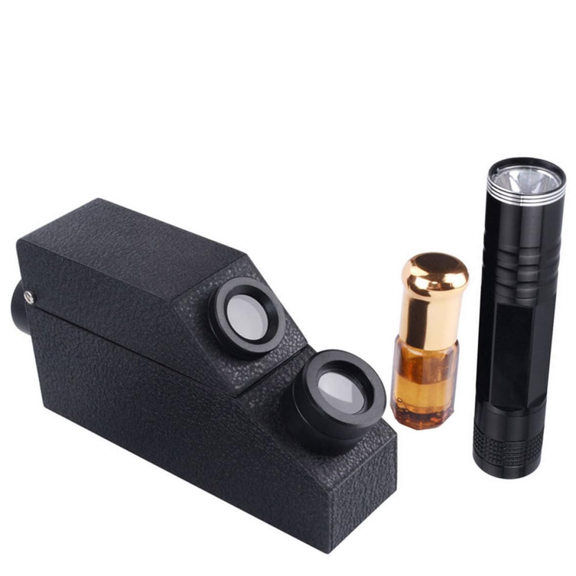 Gem Gemmology Refractometer CL-181 Compact Lightweight Portable with Refractive Fluid Oil for ...