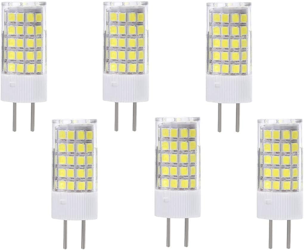 K JINGKELAI G4 LED Bulbs JC Bi-Pin Base Light Bulbs 6W AC120V Dimmable ...