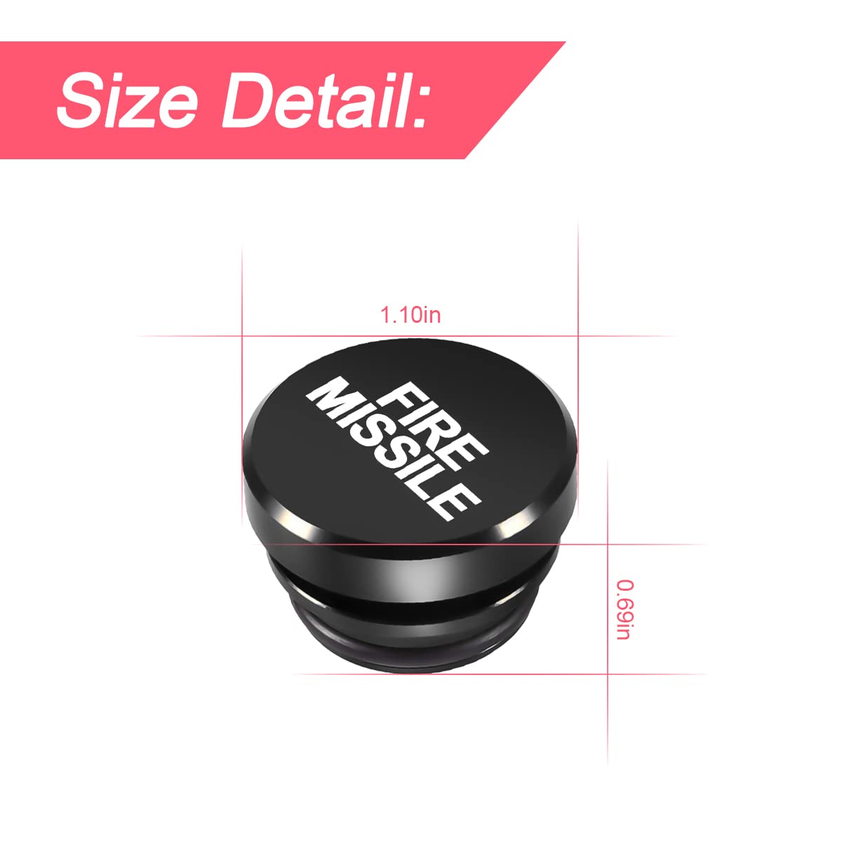 Snapklik.com : Cigarette Lighter Plug Cover For Car, Billet Aluminum ...