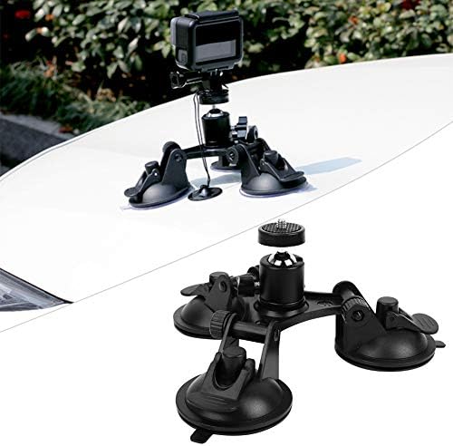 Amazon.com: Triple Suction Camera Mount,Car Triple Suction Cup Sucker ...