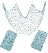 Amazon.com: Decorative Fishing Net 5x10 ft,YuanDe 2 Pack Large Beige ...