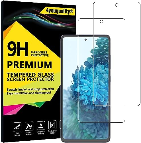 4youquality Screen Protector for Samsung Galaxy S20 FE / S20 FE 5G, Tempered Glass Film, 2-Pack ...