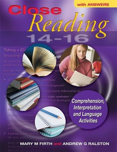 Close Reading 14-16: Comprehension, Interpretation and Language ...