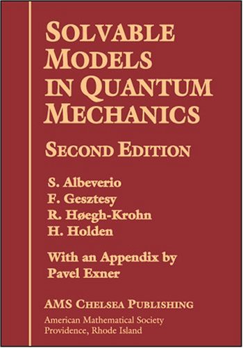 Solvable Models In Quantum Mechanics With Appendix Written By Pavel ...