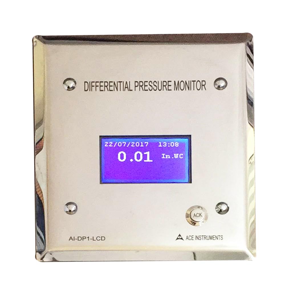 Differential Pressure Indicator (Range: -180 to 180 Pascals) for ...