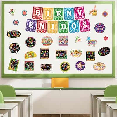 Pasimy Spanish Bulletin Board Set Motivational Indonesia | Ubuy