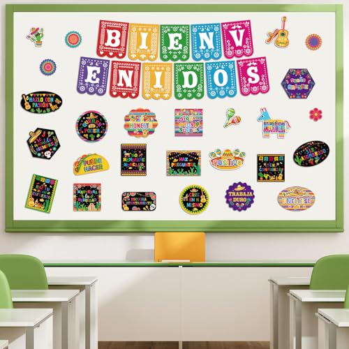 Snapklik.com : 37 Pcs Hispanic Heritage Month Bulletin Board Set ...