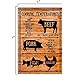 Amazon.com: Meat Internal Cooking Temperatures Magnet Sign Measurement ...