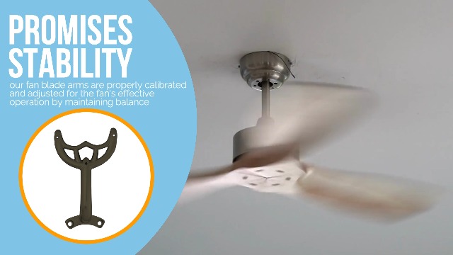 Watch Ceiling Replacement Fan Blade Arms with 42 Inch Fan Blades on ...