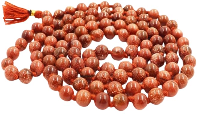 Buy Hdbg Surya Mani Stone Rosary Beautiful Sunstone Mala 108 Beads ...
