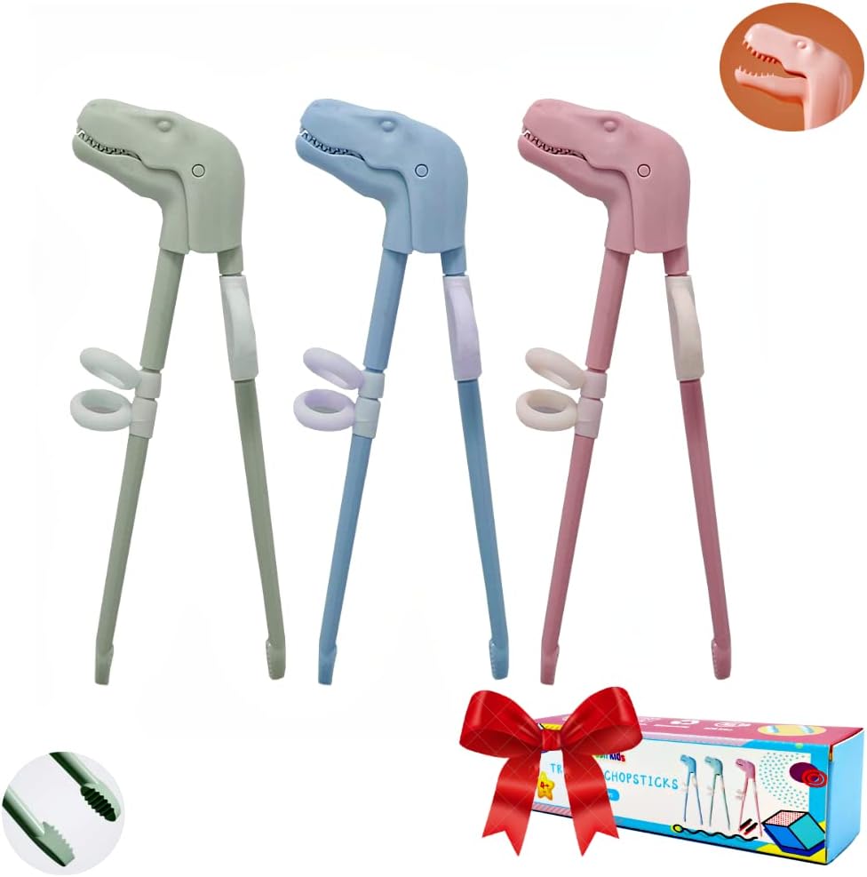 Amazon.com: 2 Pairs Kids Chopsticks - Cute Animal Cartoon Design ...