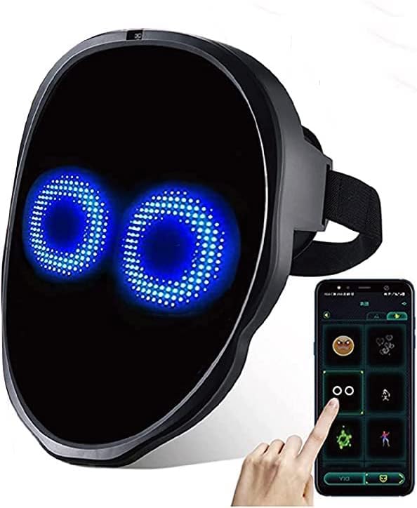 Amazon.com: TrendyNow LED Mask with Bluetooth, Programmable with ...