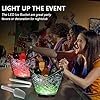 Amazon.com: 6 Pcs LED Ice Bucket Bulk with Scoop and Tongs 4L LED Light ...