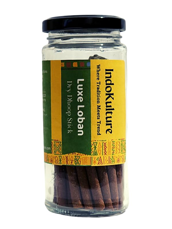 IndoKulture Bambooless Dry Sticks Luxe Loban | Dhoop Sticks for Pooja ...