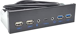 USB C Hubs Drive Front Panel 2 Port USB3.0 + 2 Port USB 3.1 TypeC 19 ...