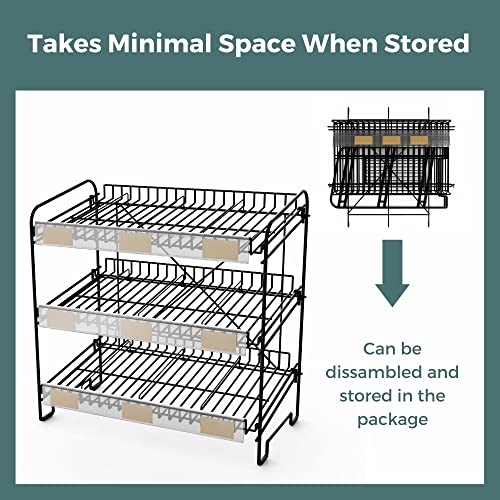 DS THE DISPLAY STORE Black 3 Tier Candy Display Rack, Chip Display Rack ...