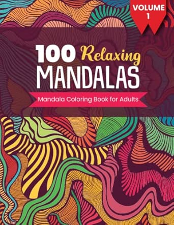 Amazon.com: 100 Relaxing Mandalas: Mandala Coloring Book for Adults: 9798374314267: Mallula ...