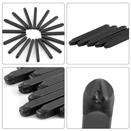 4mm Letter Stamp Punch Set for Leather Craft Metal Alphabet Letter ...