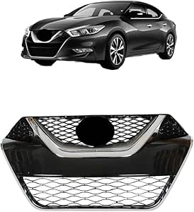 Amazon.com: Suitable for 2016-2018 Nissan Maxima Front Bumper Grille ...