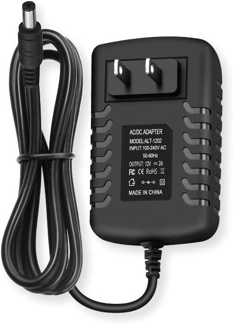 Amazon.com: TMEZON 12 Volt 2A Power Adapter Supply AC to DC 2.1mm X 5 ...