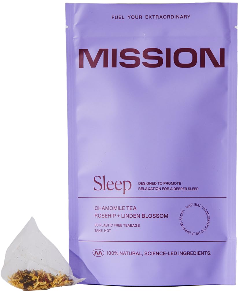 MISSION - Sleep Tea - Herbal Tea with Chamomile & Linden Blossom ...