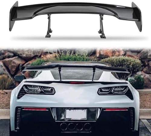 Amazon.com: JMTBNO 47 Inch GT Wing Rear Trunk Spoiler Wing Gloss Black ...