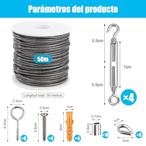 Tensores De Cable De Acero - Ferreteria Y Herramientas