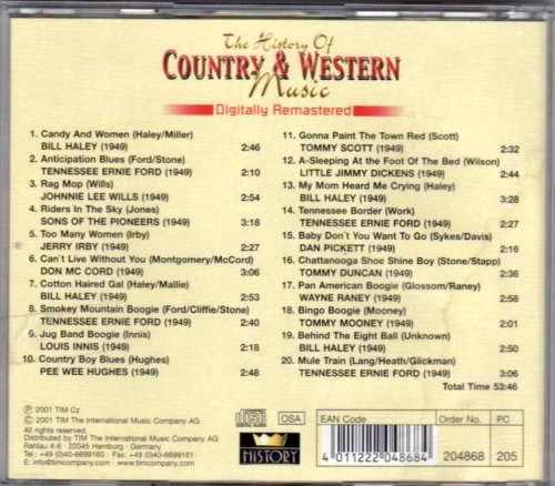 The History of Country & Western Music Vol. 16 - Amazon.com Music
