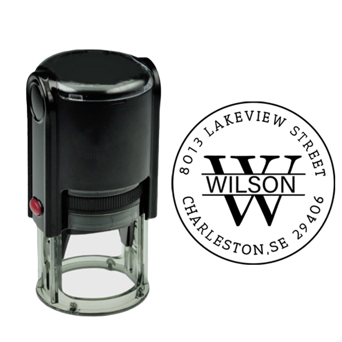 Amazon.com: Personalized Stamp Address Customized Stamp Custom Self ...