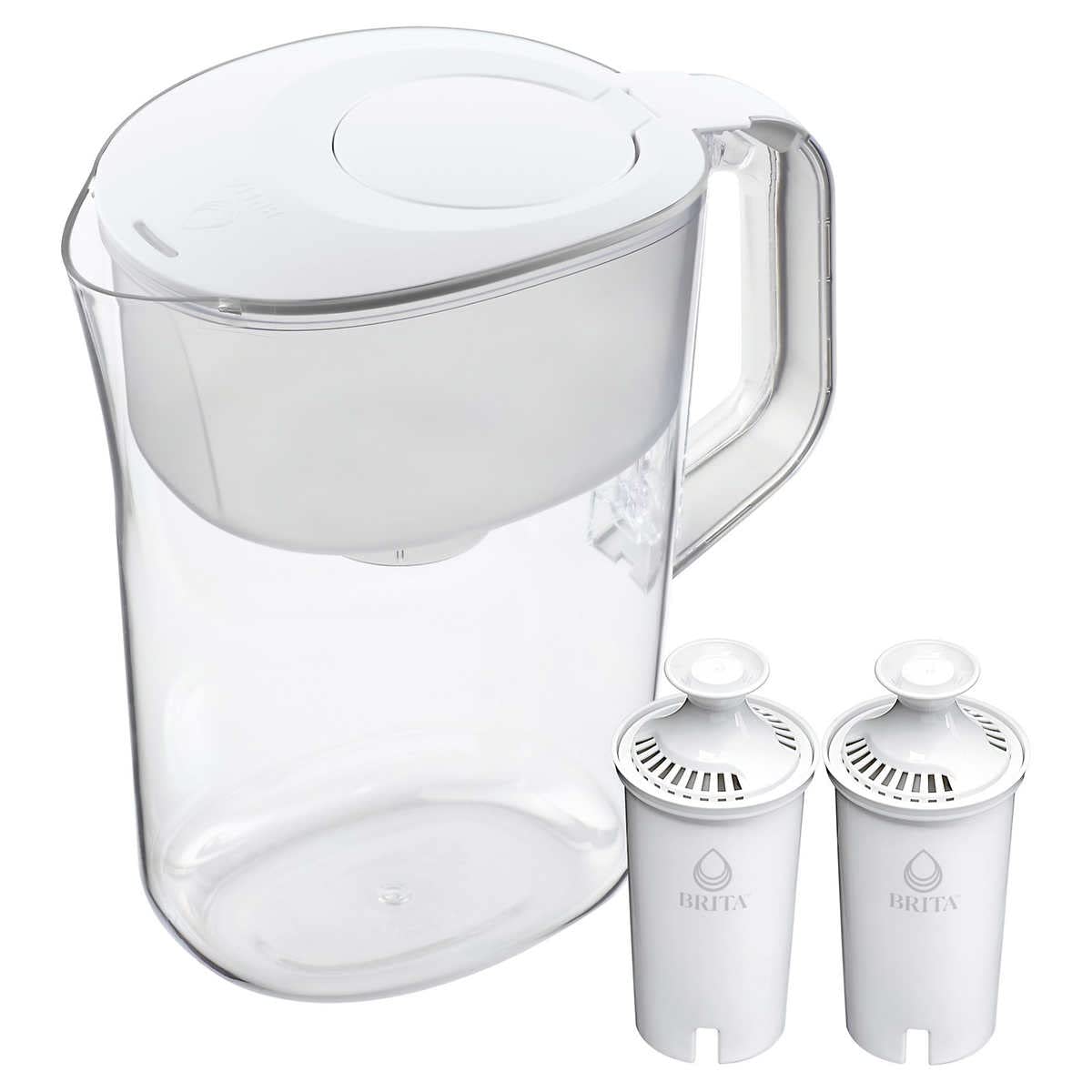 Amazon.com: Brita Large 10 Cup Water Filter Pitcher with Smart Light ...