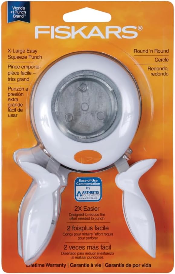Fiskars Squeeze Punch X-Large, Round 'n Round : Amazon.ca: Home