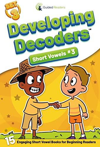 Decodable Readers: 15 Short Vowel Phonics Decodable Books for Beginning ...