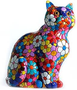 Mosaico Trencadis Gaudi Mozaïek: CAT Flowers. Leverbaar in drie ...